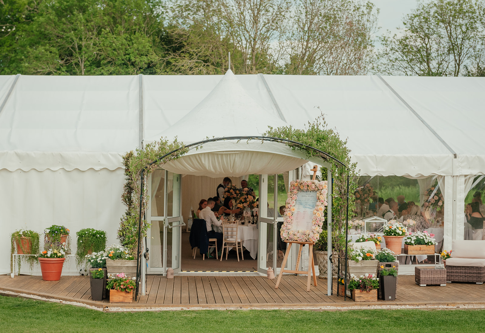 Marquee Exterior - Ardington House